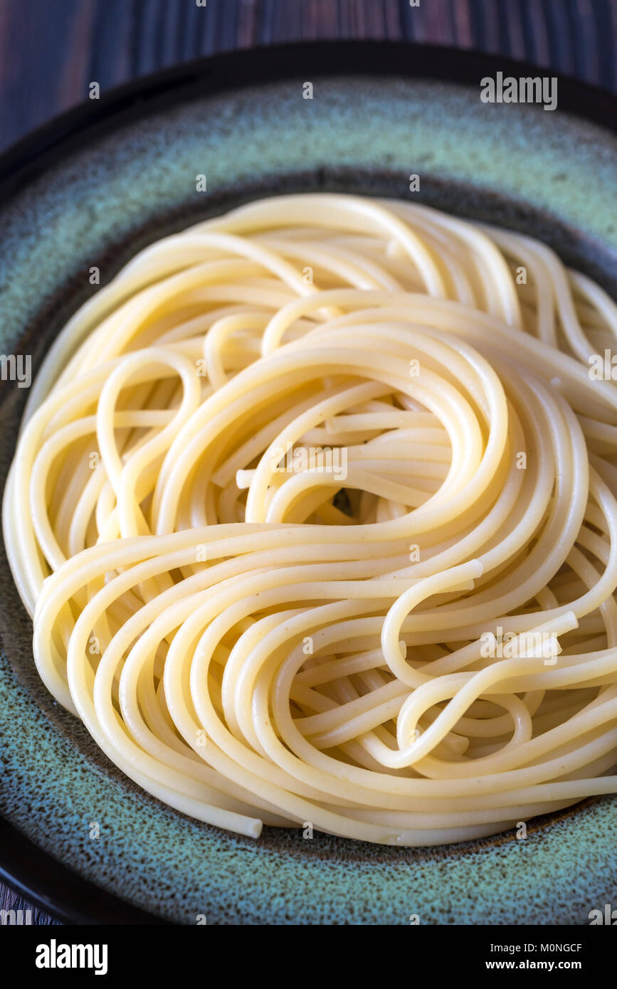 Pasta on the plate Stock Photo - Alamy