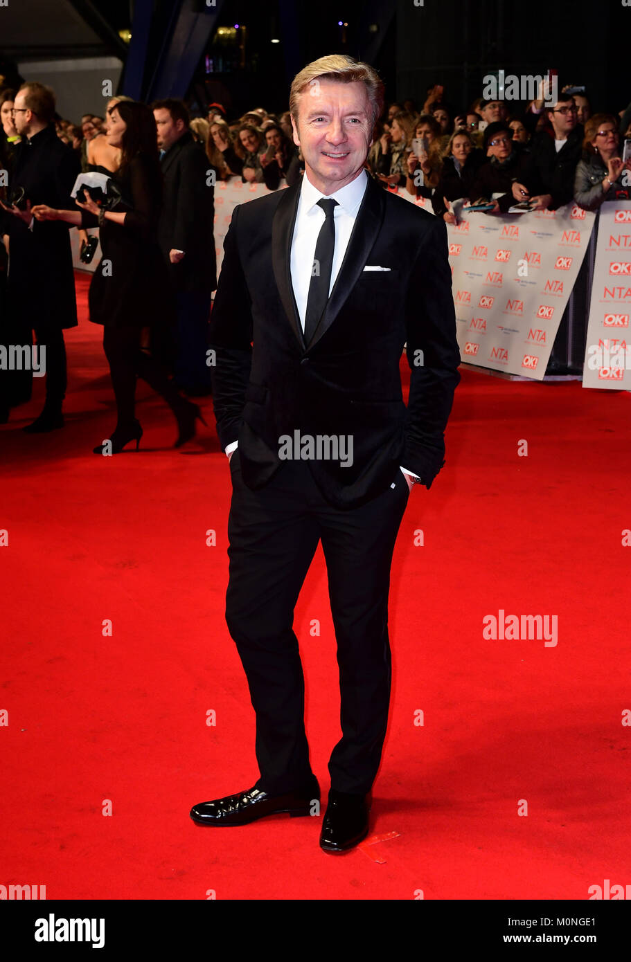 Christopher Dean attending the National Television Awards 2018 held at ...