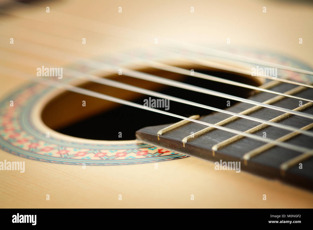 Classic Guitar Closeup Stock Photo - Alamy