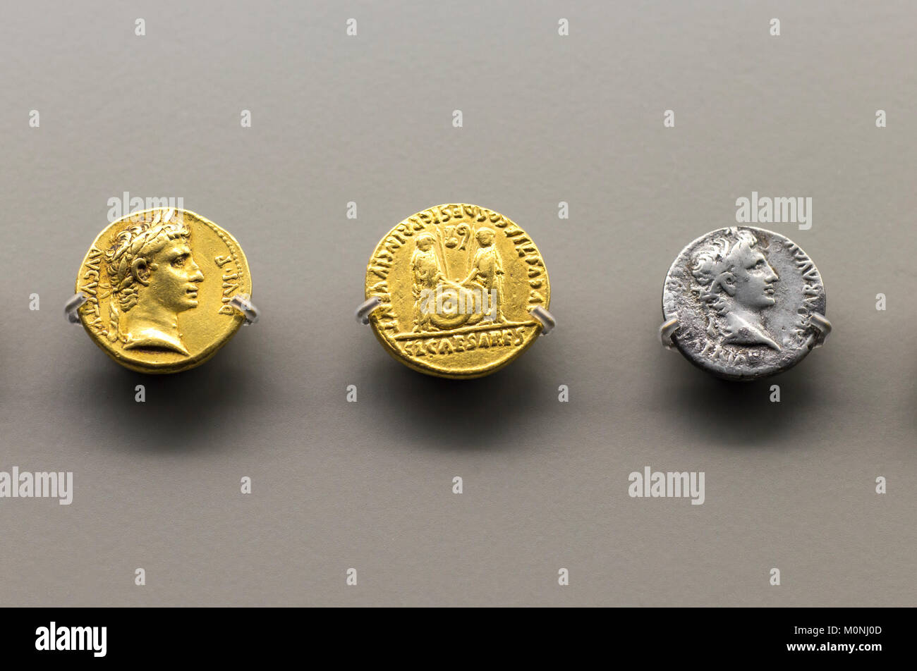 First roman coin hi-res stock photography and images - Alamy