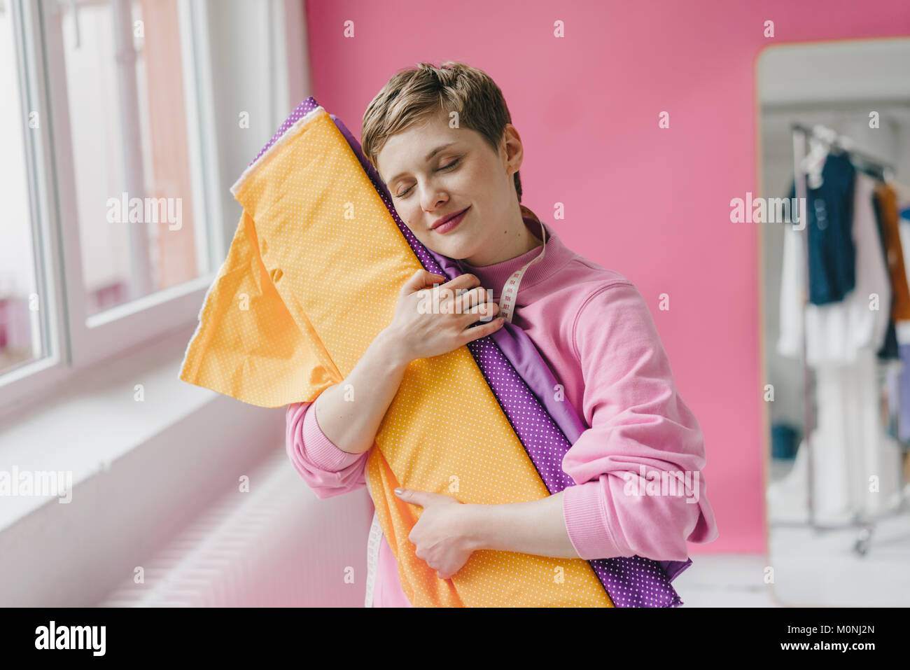 Industry textiles portrait color hi-res stock photography and images ...