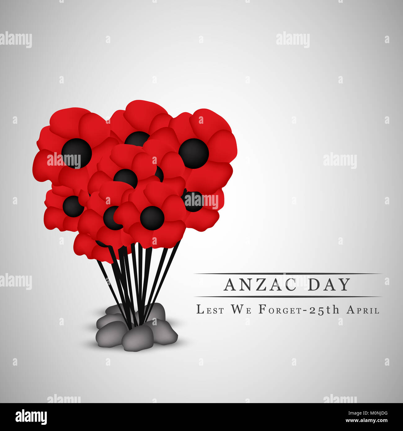 illustration of Anzac Day background. Anzac Day is a national day of ...