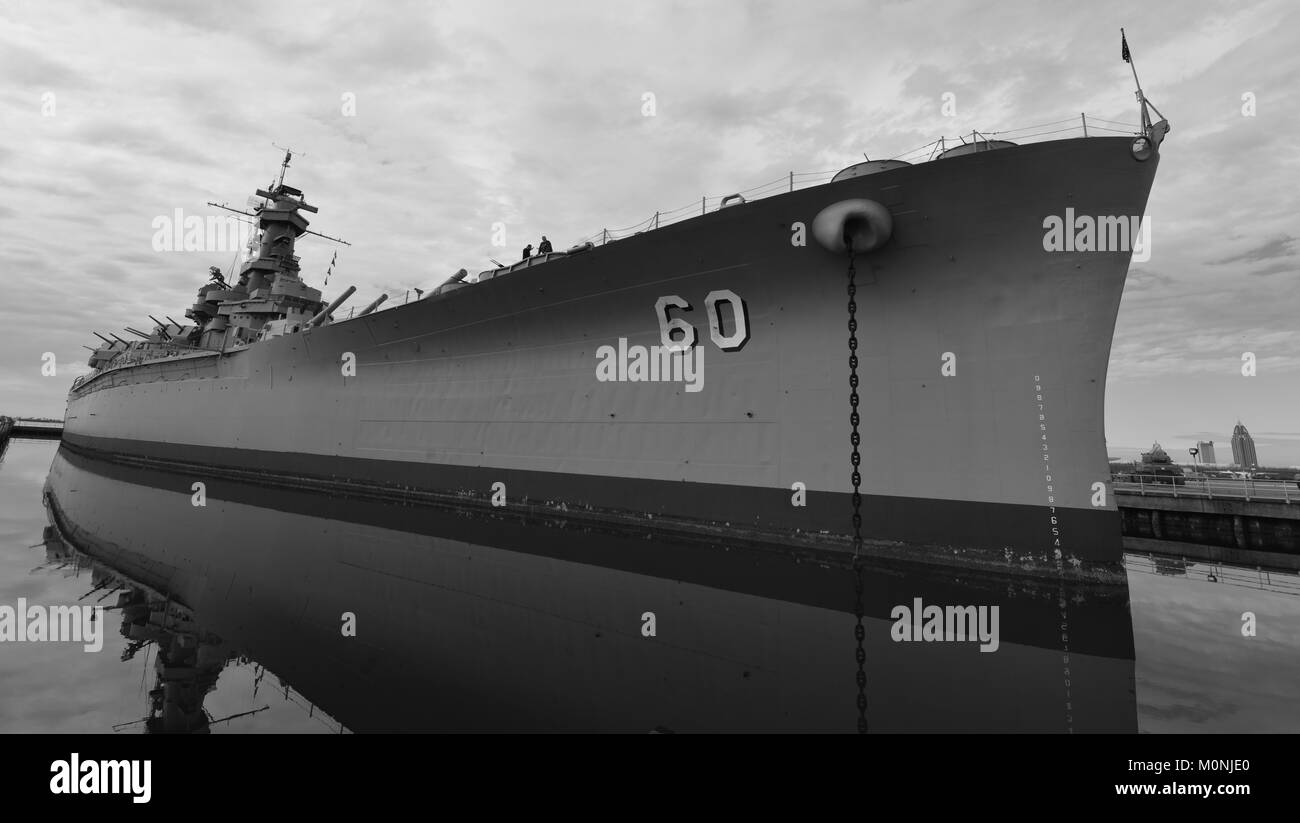 Uss alabama Black and White Stock Photos & Images - Alamy