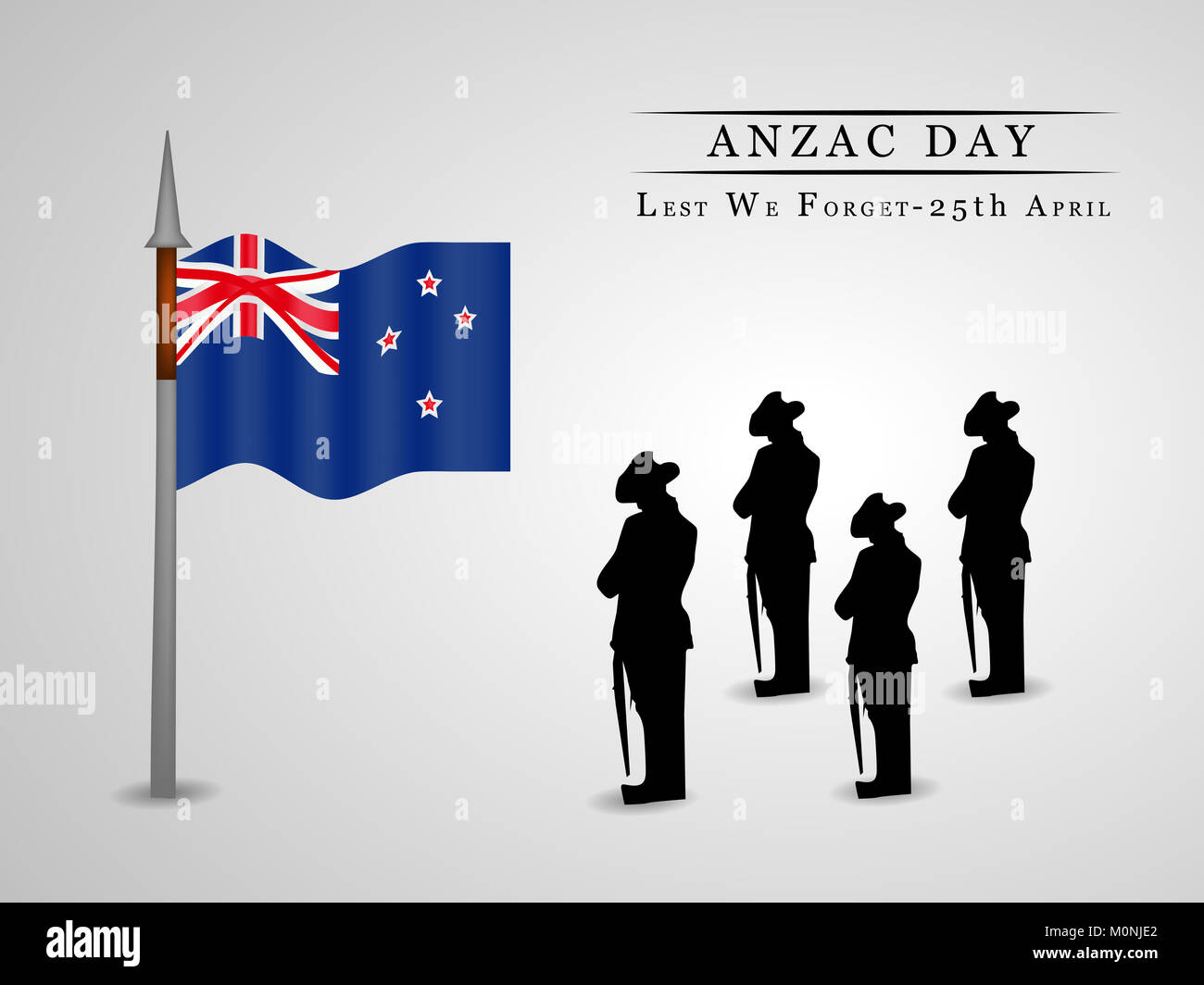 illustration of Anzac Day background. Anzac Day is a national day of ...