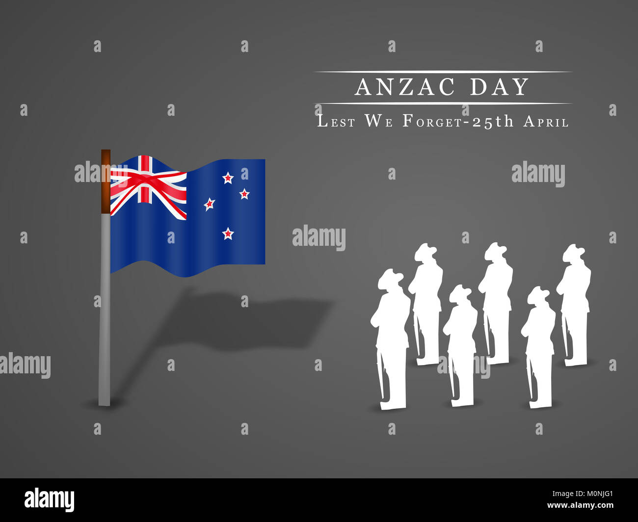 illustration of Anzac Day background. Anzac Day is a national day of ...