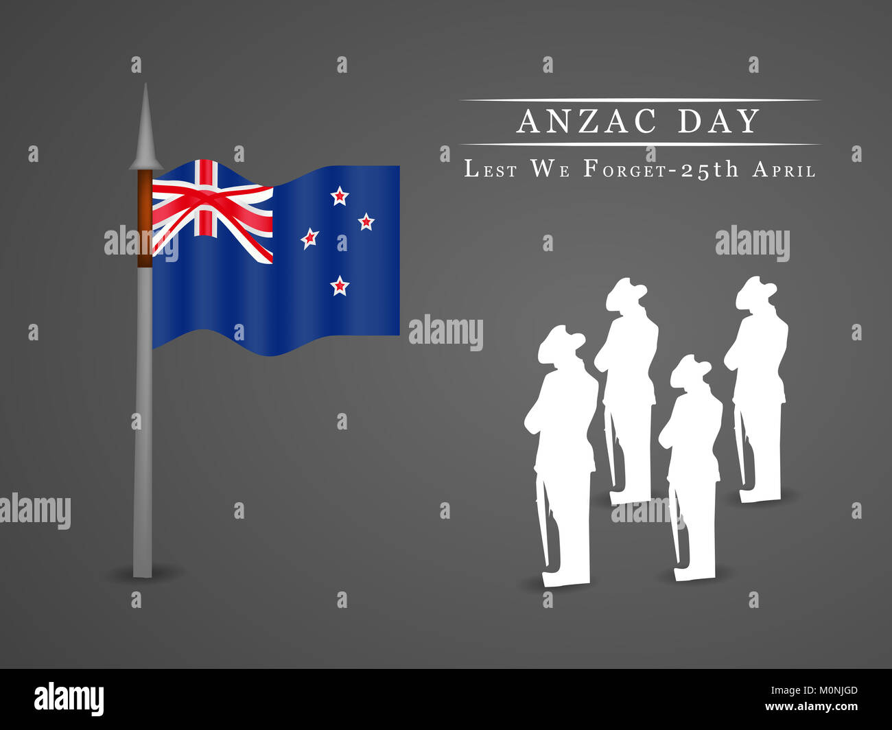 illustration of Anzac Day background. Anzac Day is a national day of ...