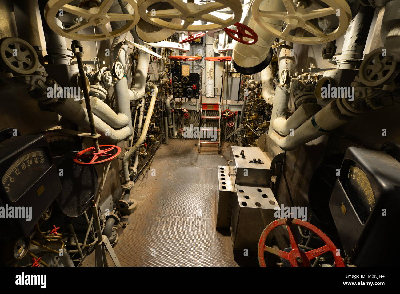 The engine room of the battleship hi-res stock photography and images ...