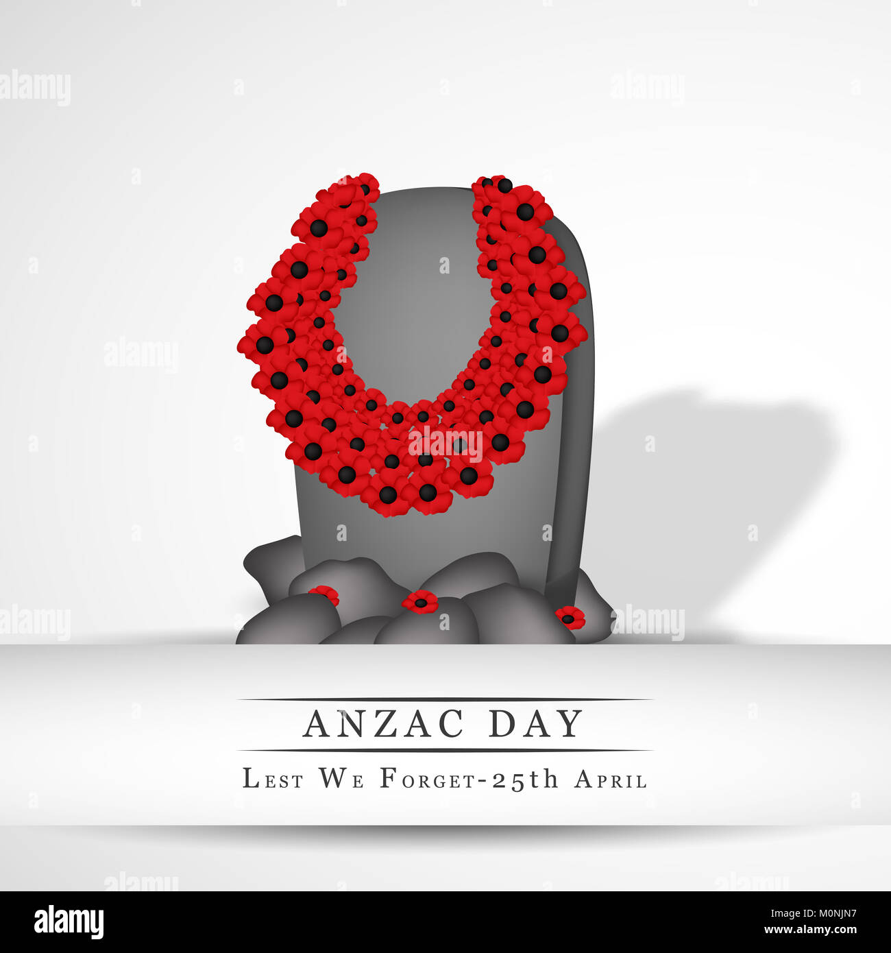 illustration of Anzac Day background. Anzac Day is a national day of ...