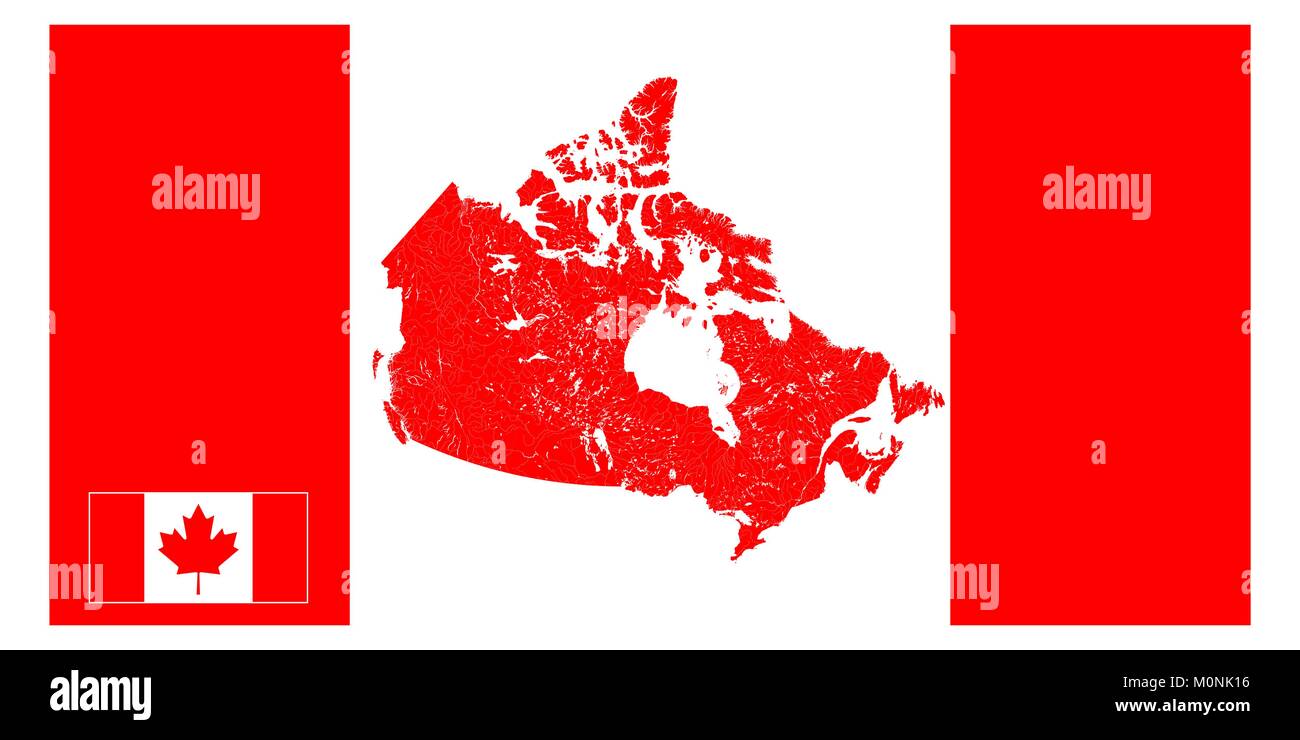 Canadian rivers Stock Vector Images - Alamy