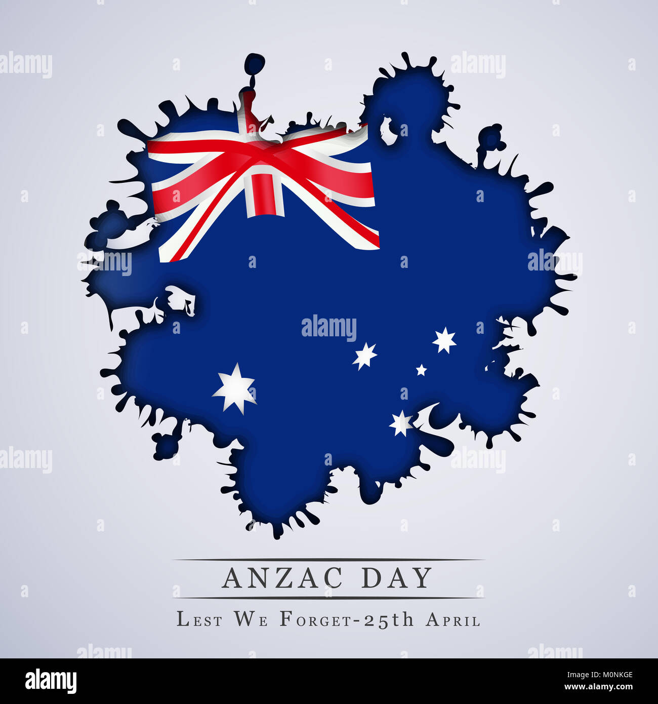 illustration of Anzac Day background. Anzac Day is a national day of ...