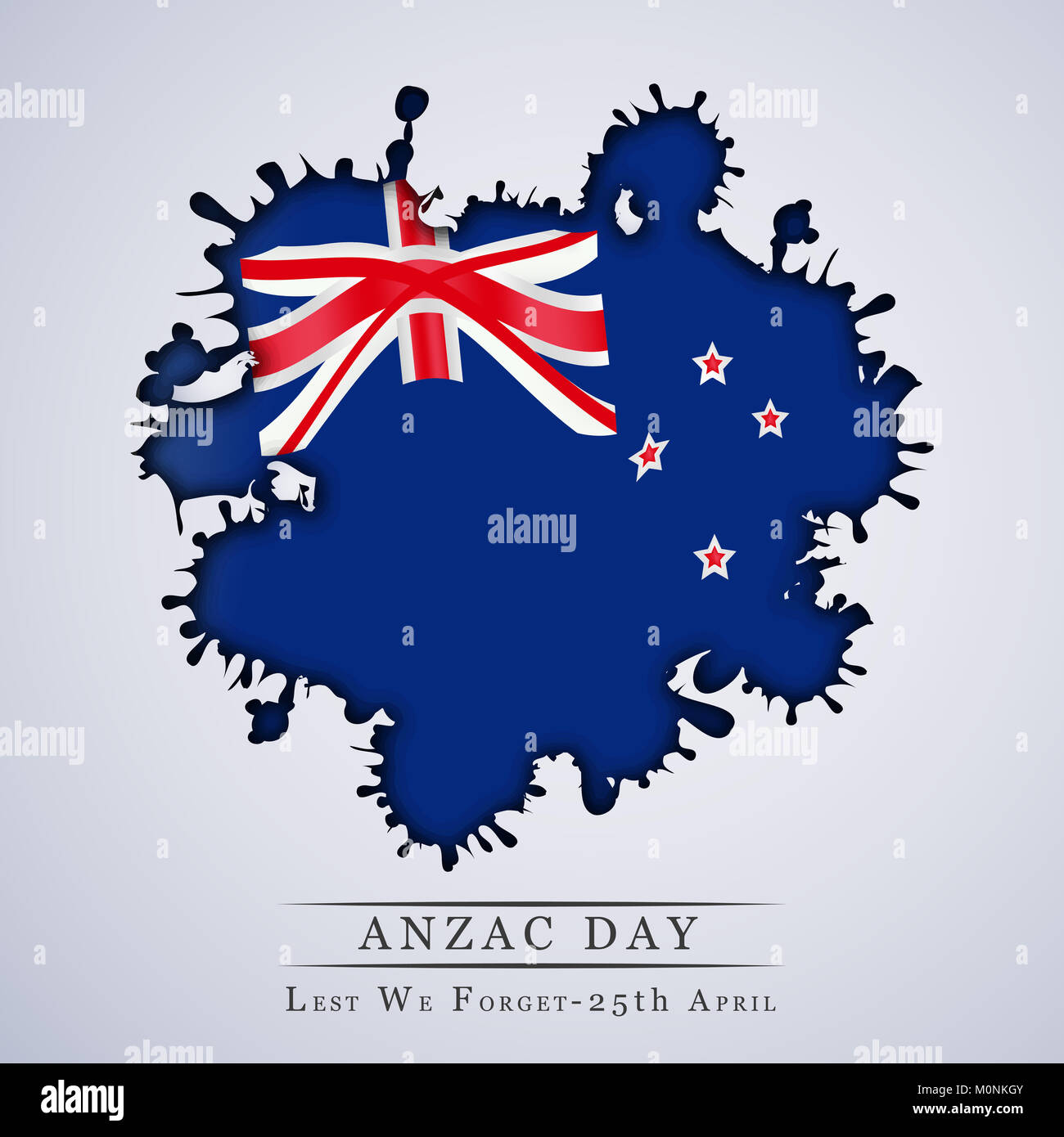 illustration of Anzac Day background. Anzac Day is a national day of ...