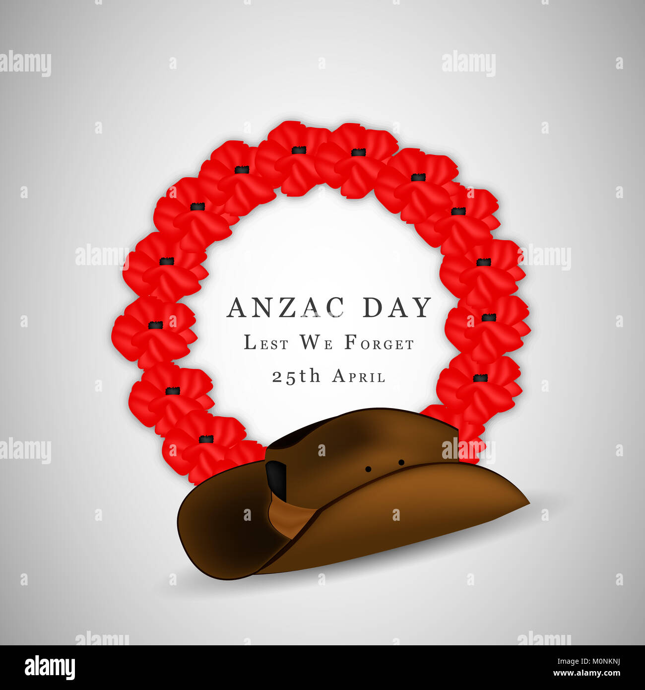 illustration of Anzac Day background. Anzac Day is a national day of ...