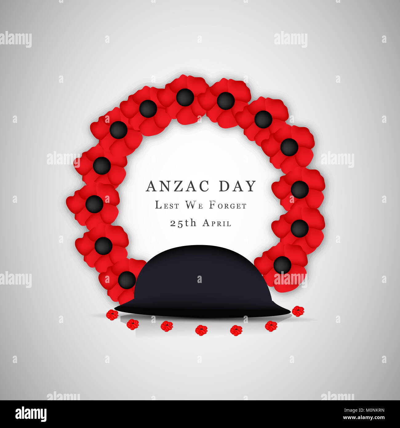 illustration of Anzac Day background. Anzac Day is a national day of ...