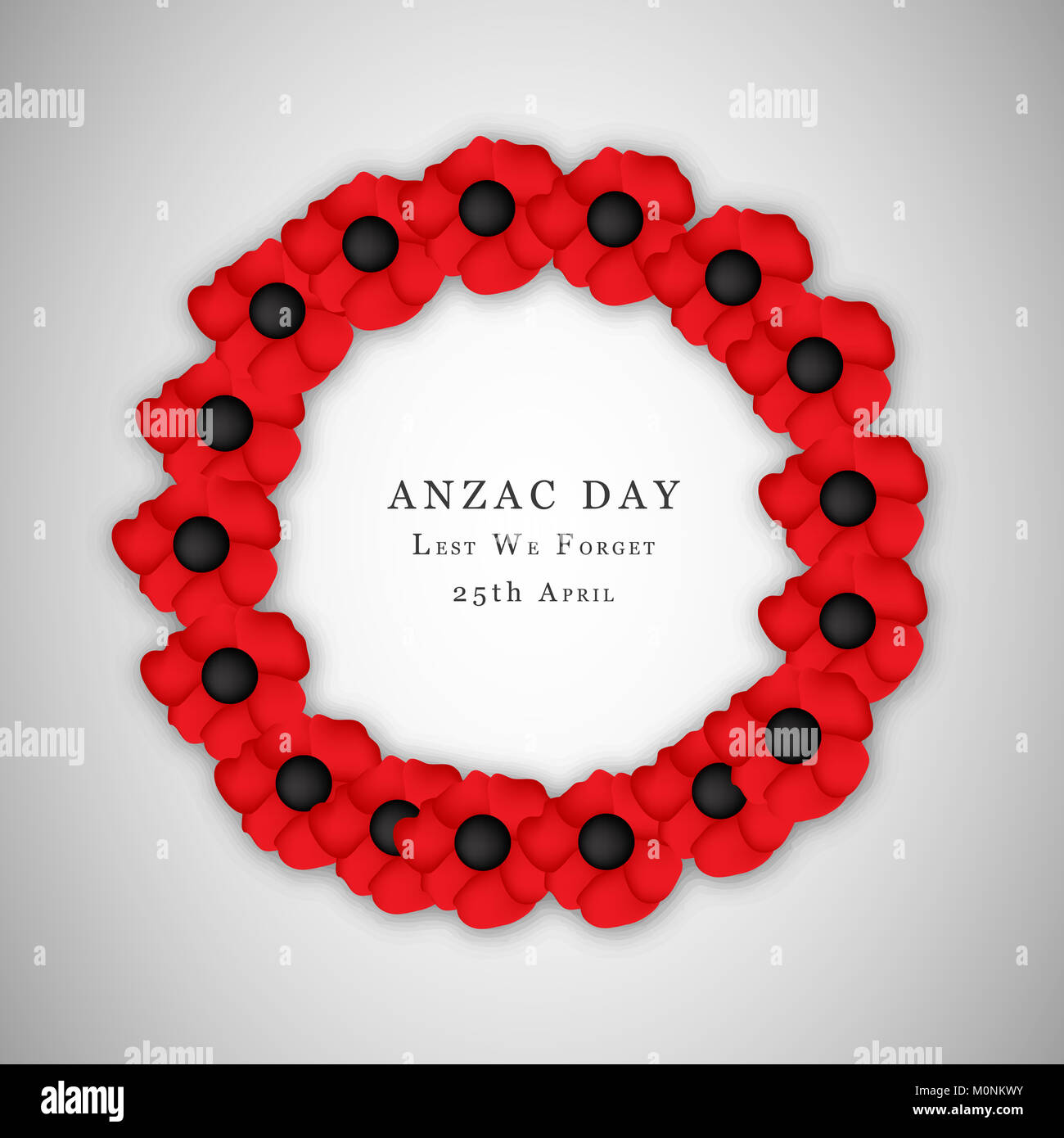 illustration of Anzac Day background. Anzac Day is a national day of ...