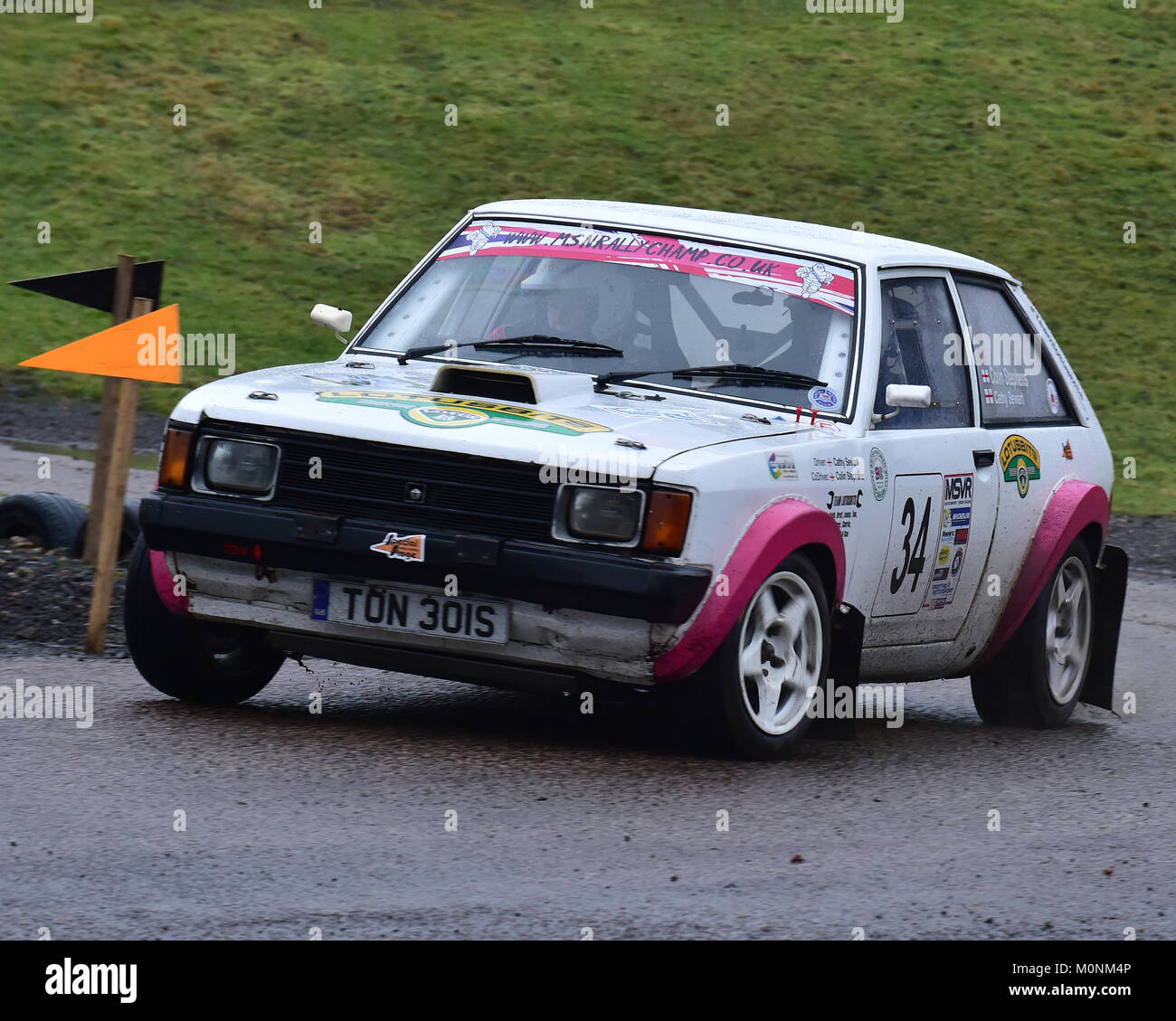 Cathy Sewart, Colin Stephens, Talbot Sunbeam Lotus, MGJ Rally Stages ...
