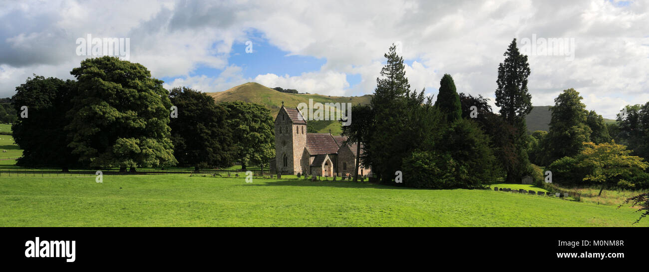 Church Of The Holy Cross, Ilam village, Peak District National Park ...