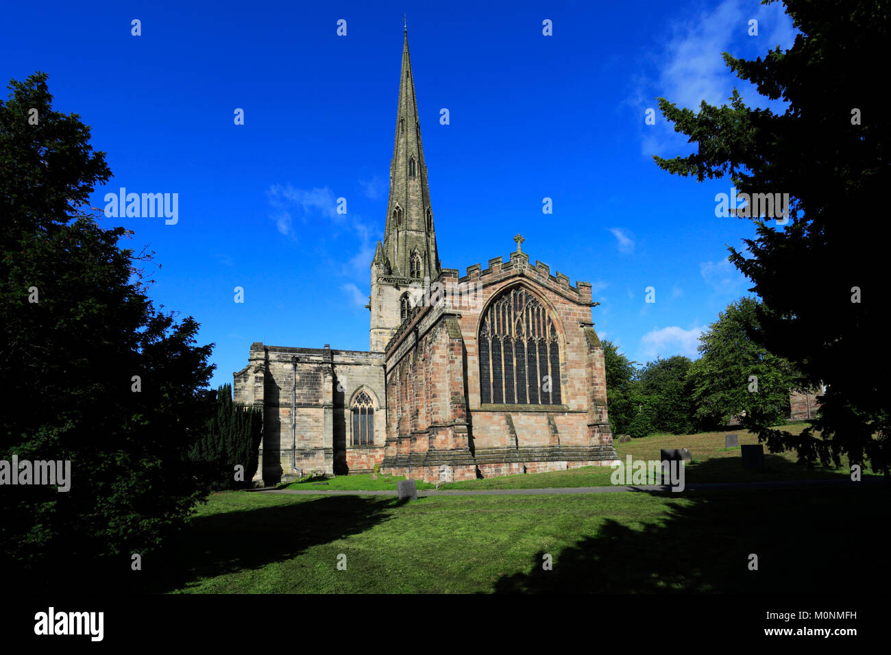 Church ashbourne derbyshire exterior hi-res stock photography and ...