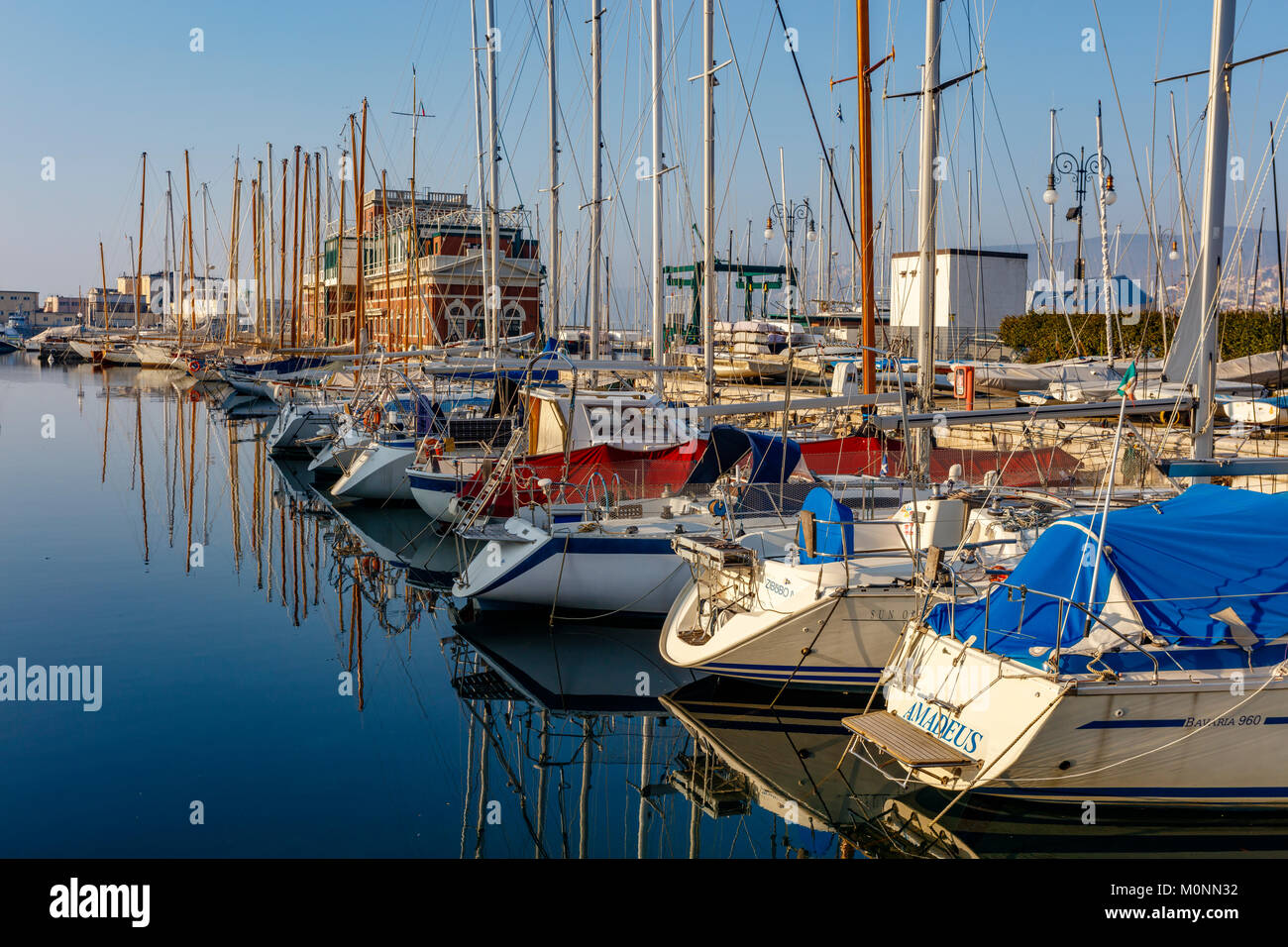 Yacht Club, Trieste, Italy Stock Photo - Alamy