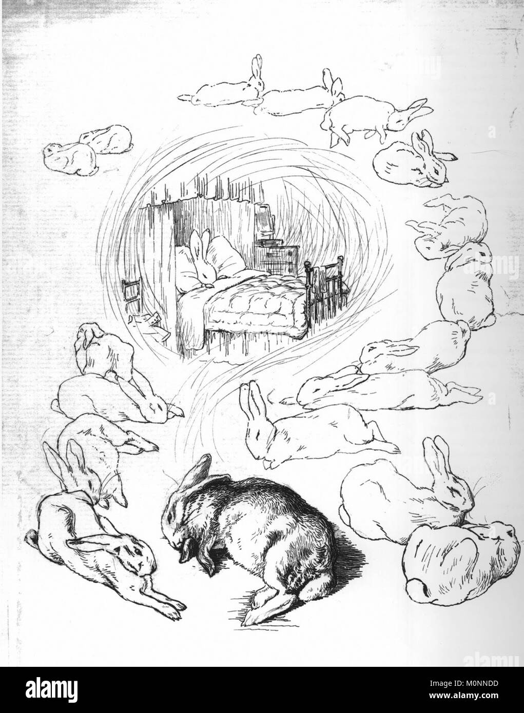 Illustrated Illustration Black and White Stock Photos & Images - Alamy