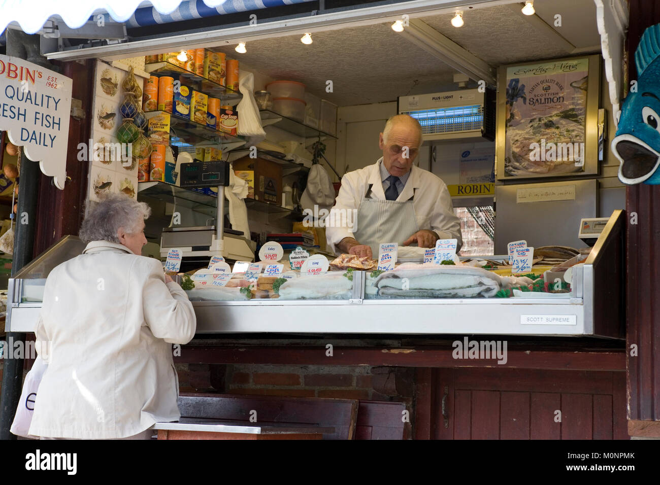 Fish stall market york yorkshire hi-res stock photography and images ...