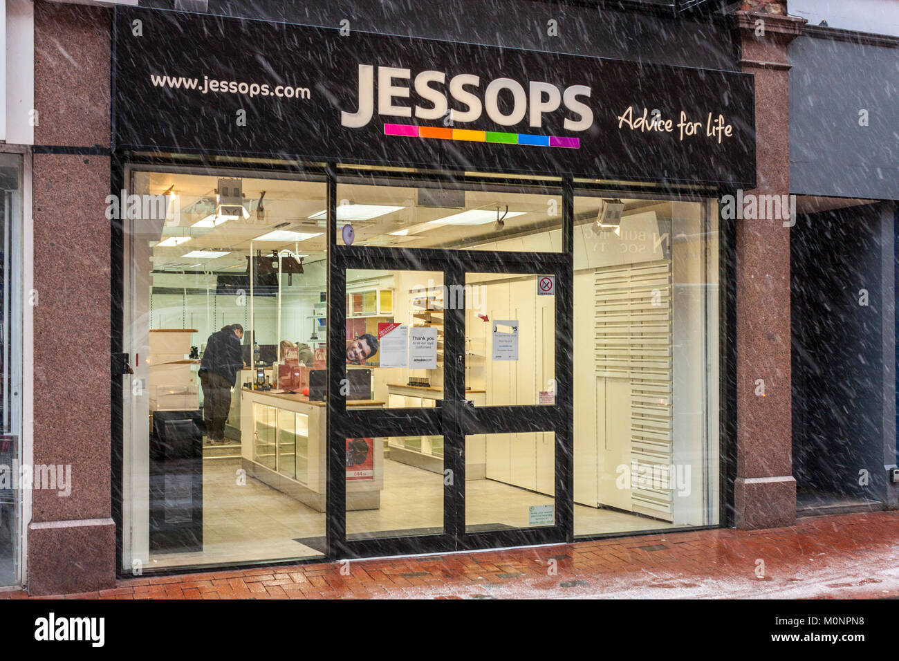 Closed branch of Jessops Photographic store in Reading as the company ...