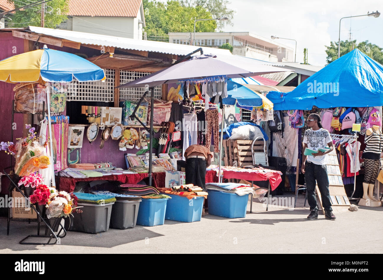 Barbados bridgetown market hi-res stock photography and images - Alamy