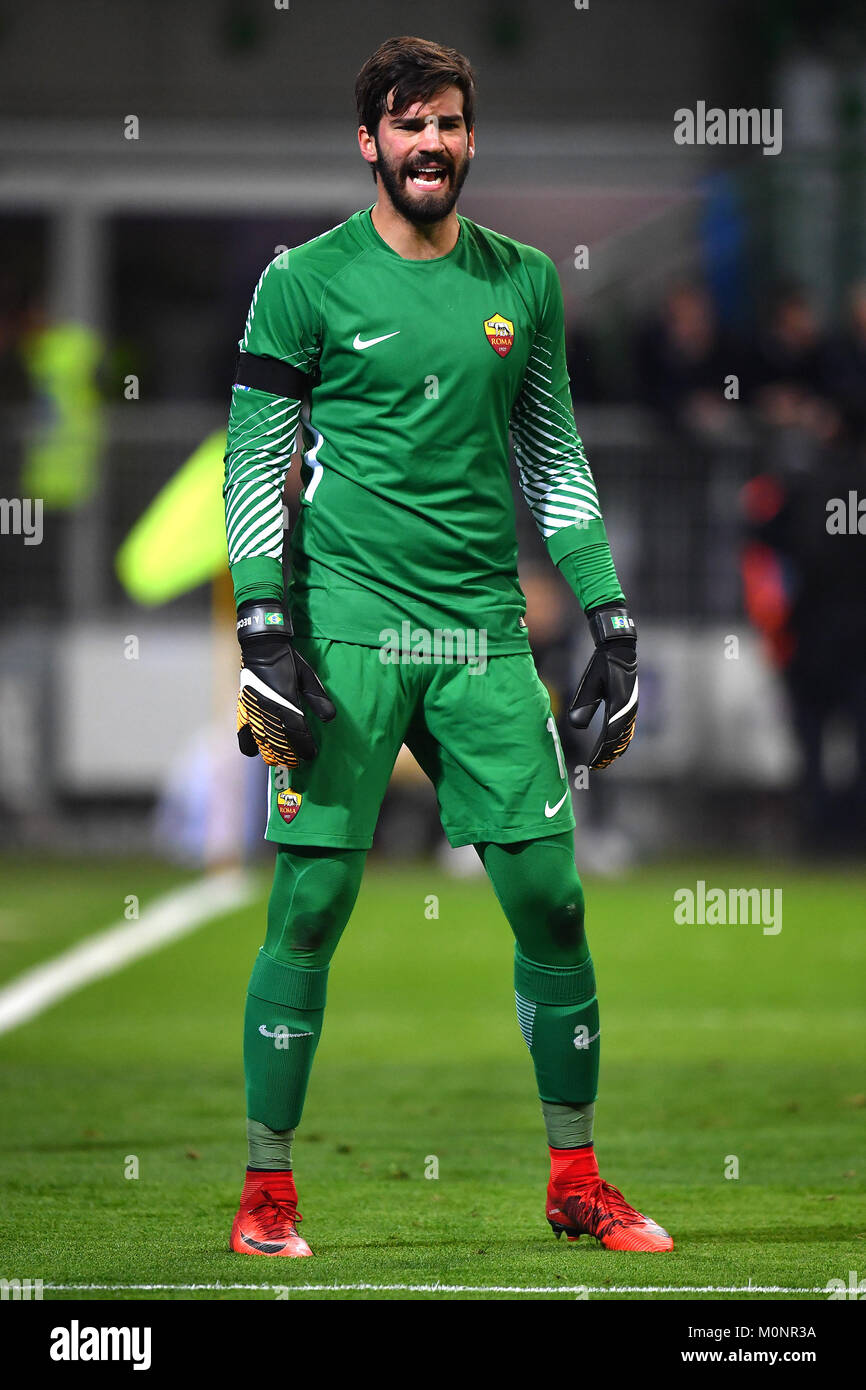 Alisson Becker Roma Milano 21-01-2018 Stadio Giuseppe Meazza in San ...