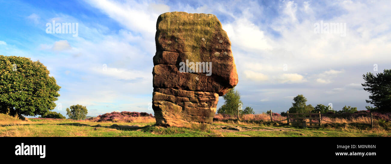 The Cork Stone, Stanton Moor, Peak District National Park, Derbyshire ...