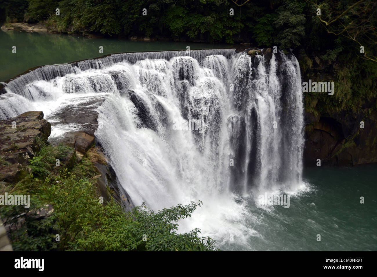 Asia, Taiwan Shifen Waterfall, Pingxi District, New Taipei City Stock ...