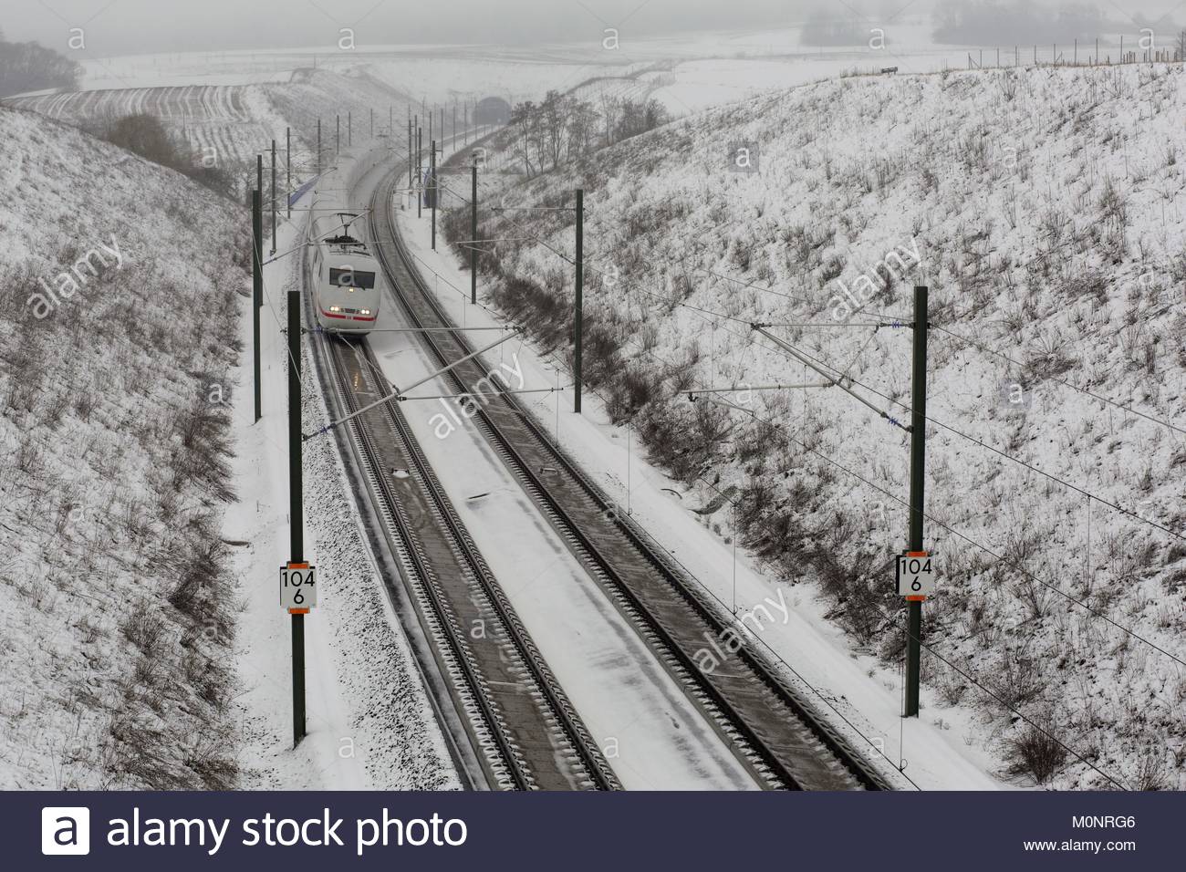 Train on scenic landscape hi-res stock photography and images - Alamy