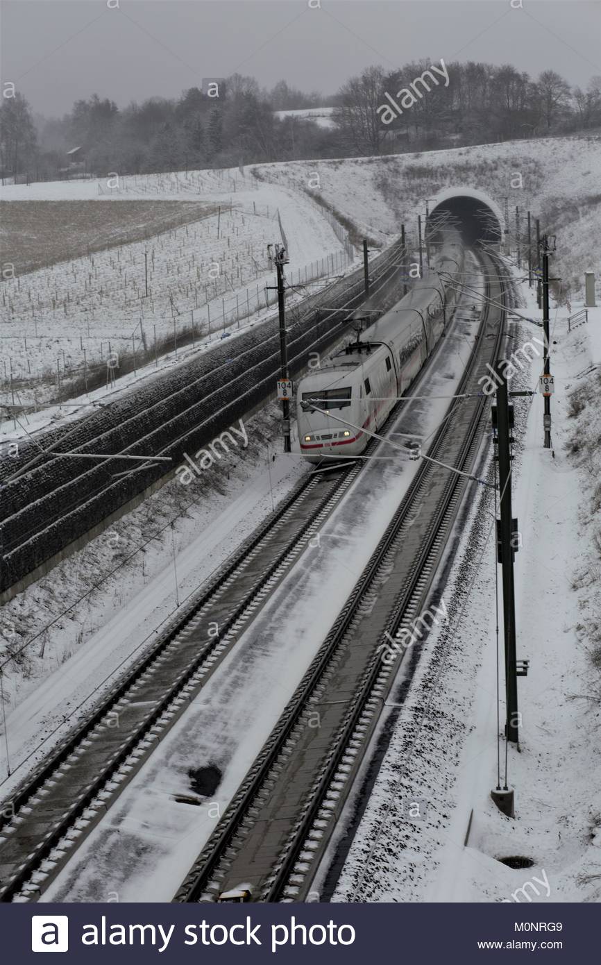 Train on scenic landscape hi-res stock photography and images - Alamy