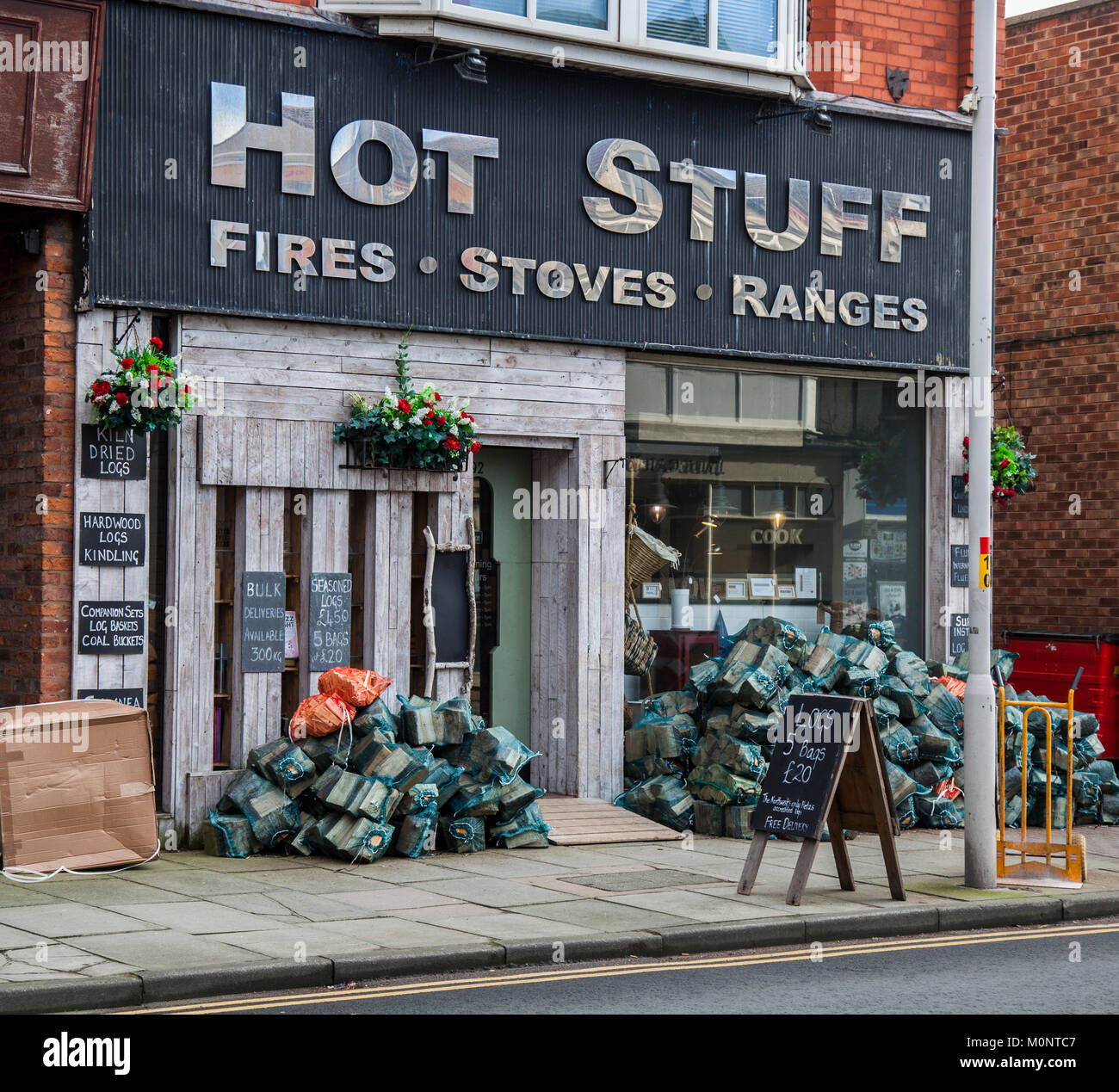 Hot Stuff Showroom store selling Wood Burning Stoves, Ranges, timber ...