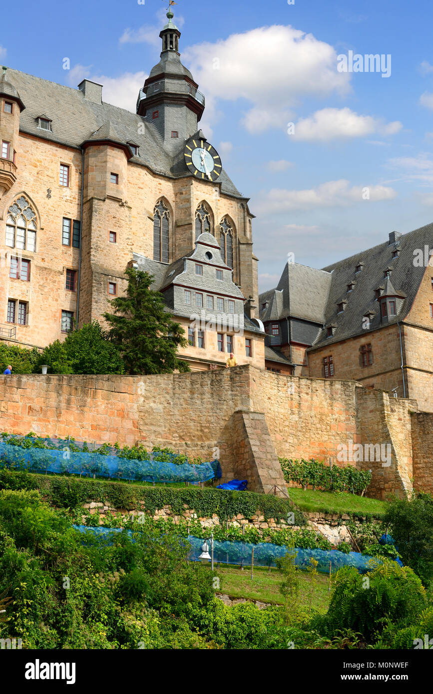Landgraves Castle Marburg,Hesse,Germany Stock Photo - Alamy