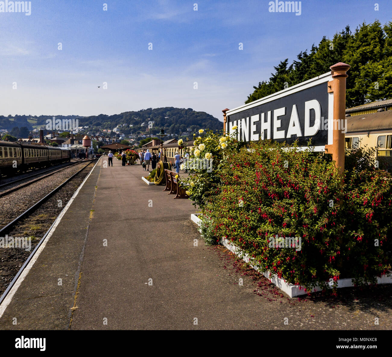 Minehead Railway Station West Somerset Heritage Railway Stock Photo - Alamy