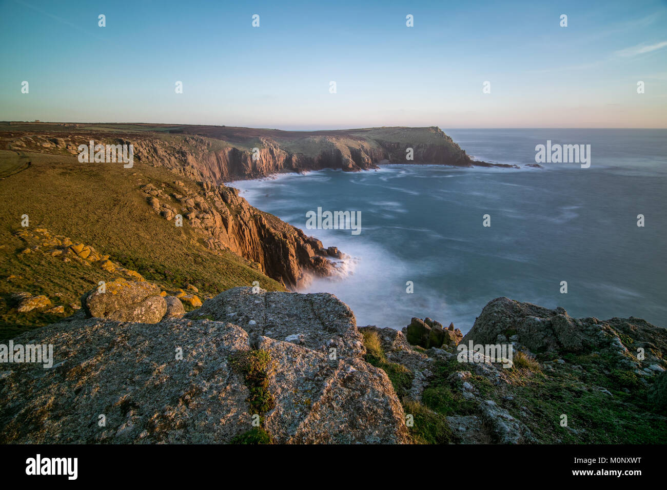 Pendower Cove, Porthgwarra , Land's End, Nanjizal at Sunset in Cornwall ...