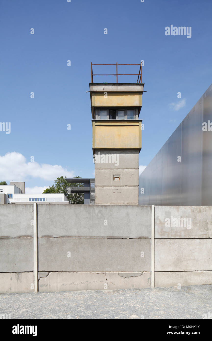 Former watchtower,Berlin Wall Memorial,Bernauer Strasse,Berlin,Germany ...