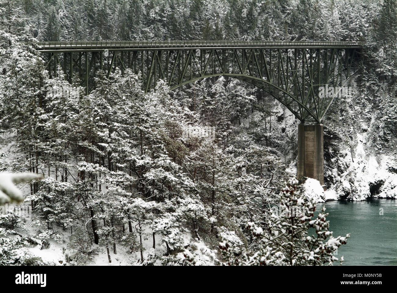 Deception Pass Bridge Stock Photo - Alamy