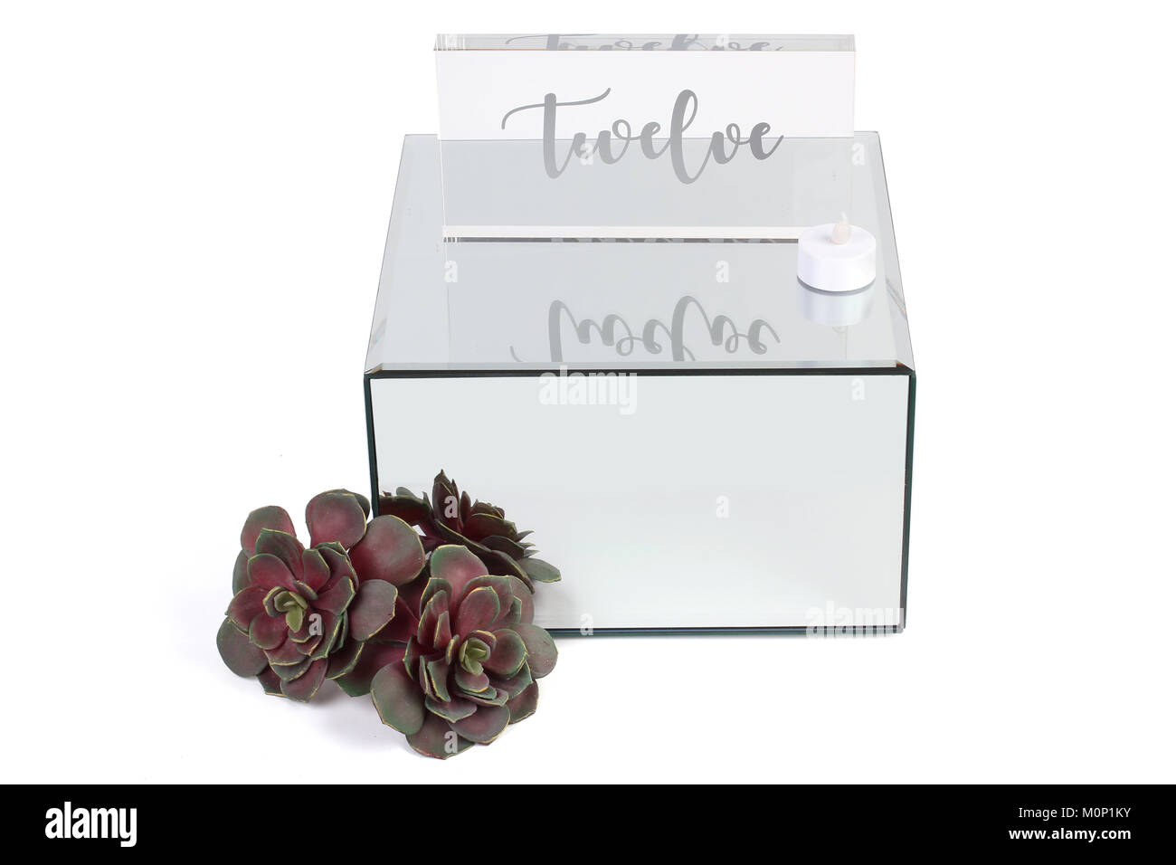 Wedding Card Box on Plain Background Stock Photo - Alamy