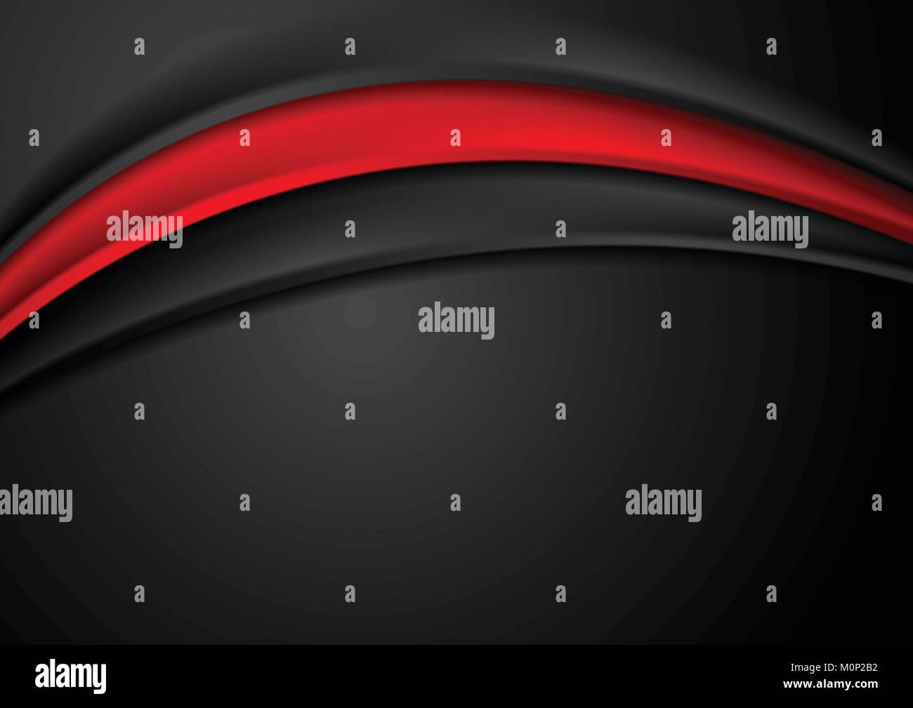 Dark red abstract smooth waves background. Vector graphic design Stock ...