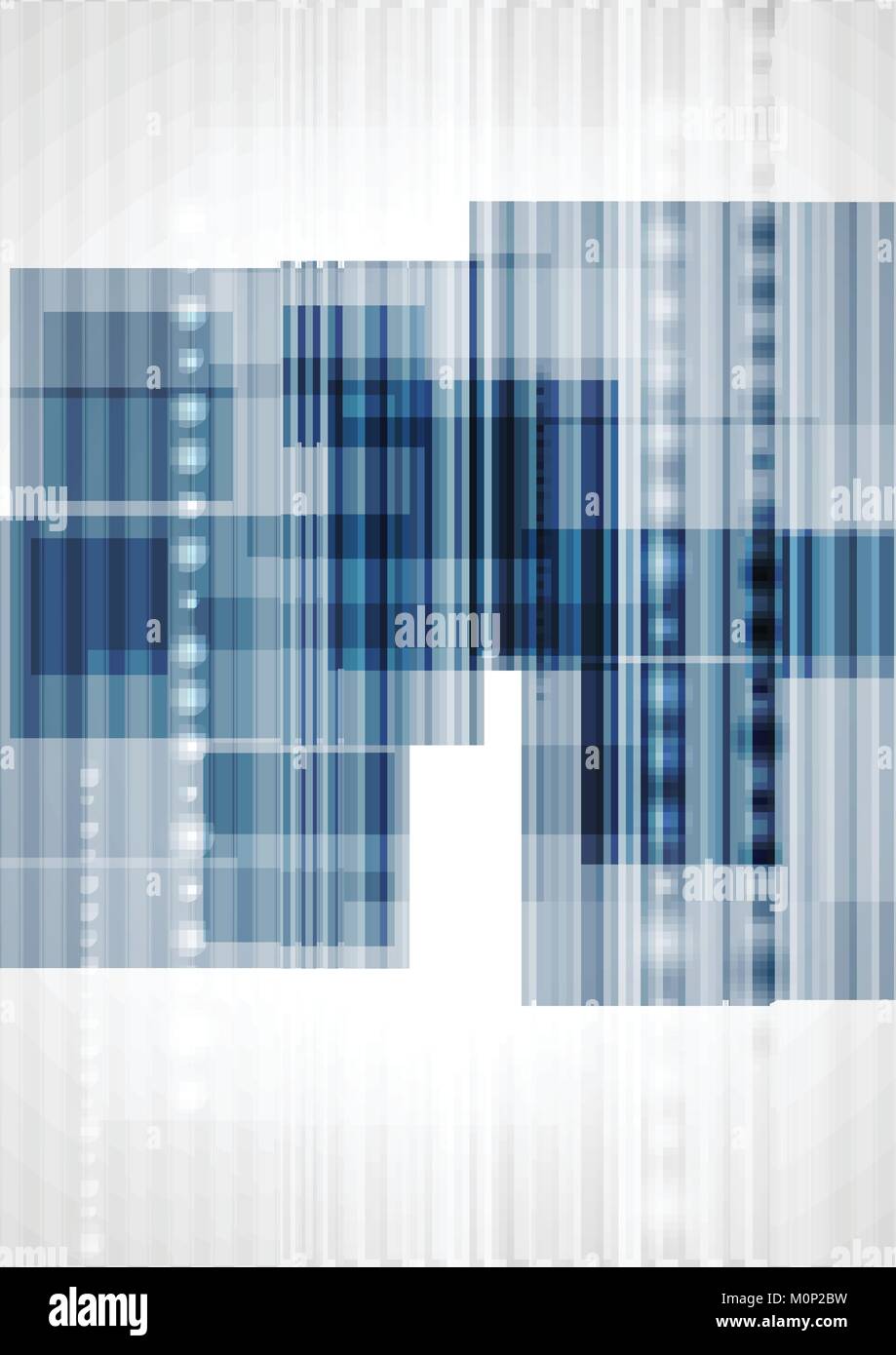 Abstract blue technology graphic design. Vector background Stock Vector ...