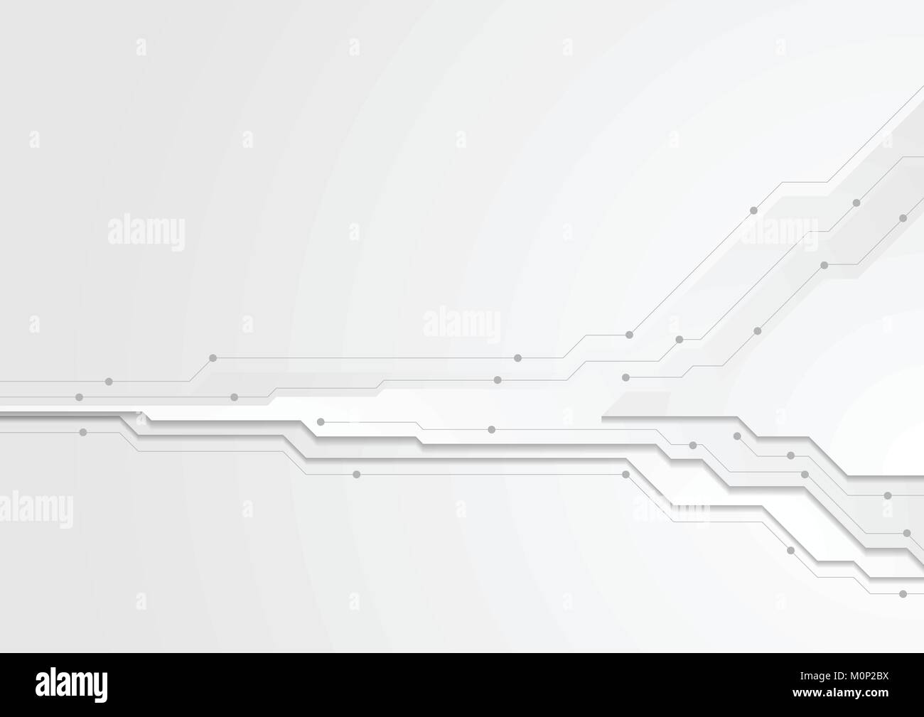 Tech grey futuristic abstract background. Vector illustration Stock ...