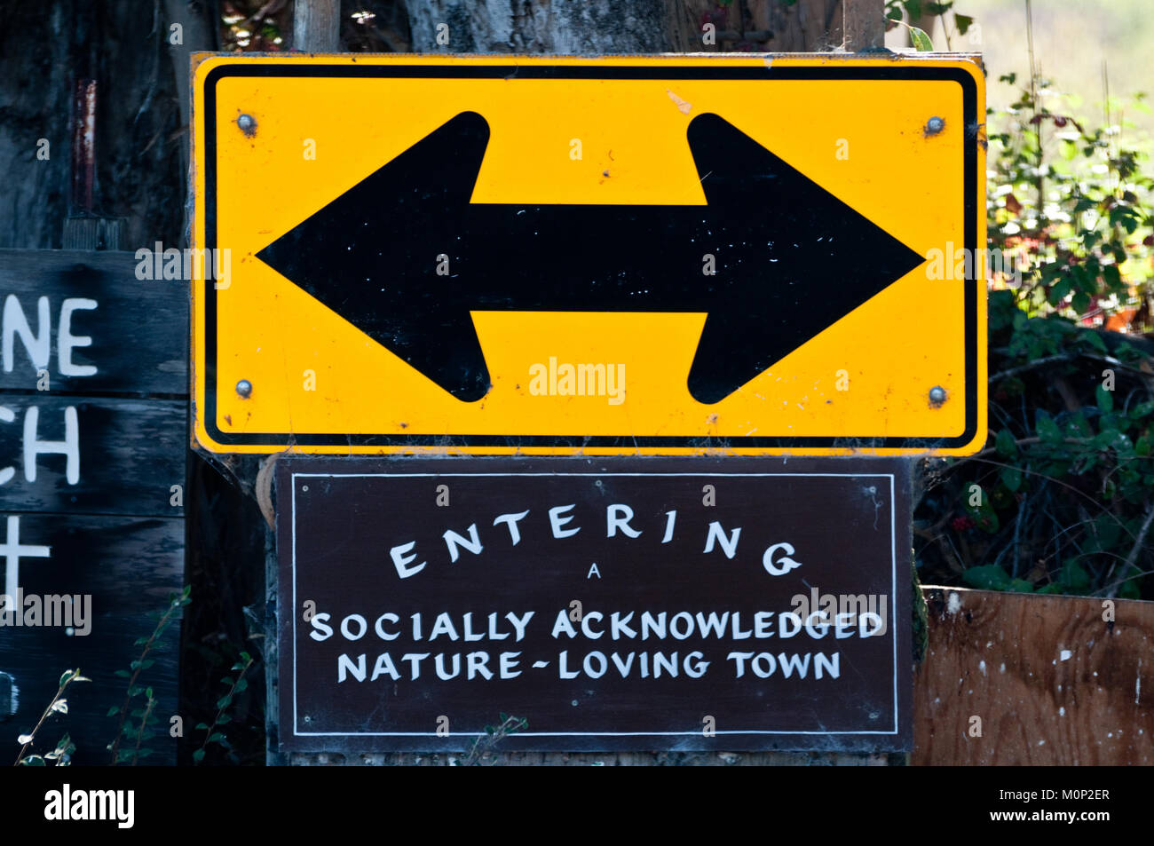 Bolinas sign hi-res stock photography and images - Alamy