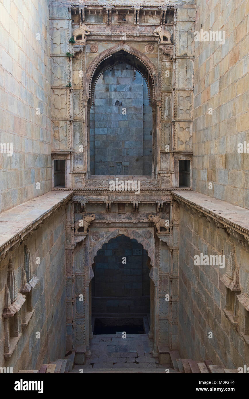 The Raniji ki Baori Queen's Stepwell, Bundi, Rajasthan, India Stock ...