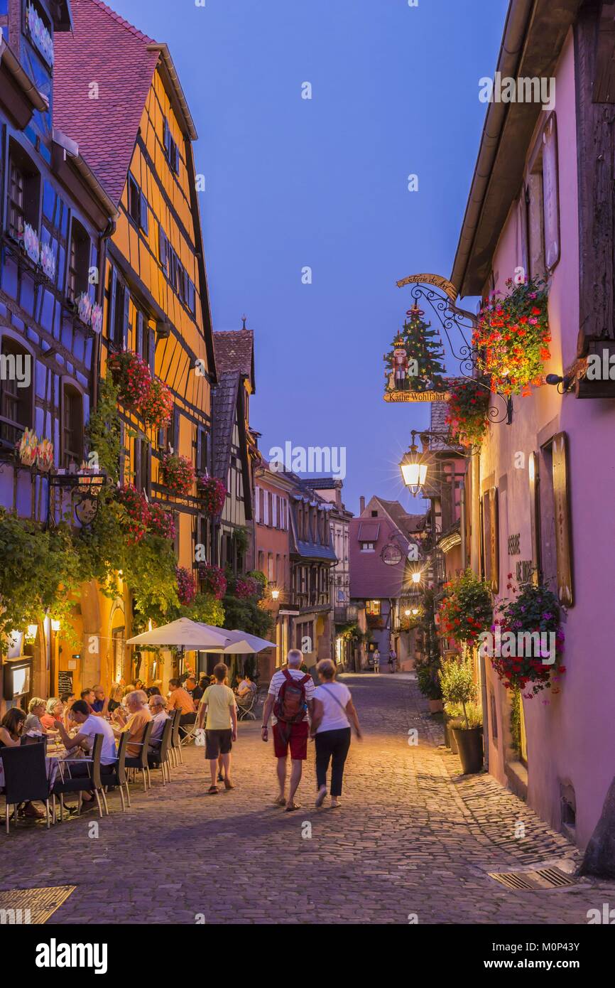 France,Haut Rhin,Route des Vins d'Alsace,Riquewihr labelled Les Plus ...