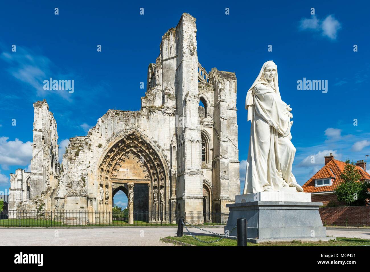 France,Pas de Calais,Saint Omer,Abbey of Saint Bertin,Benedictine ...