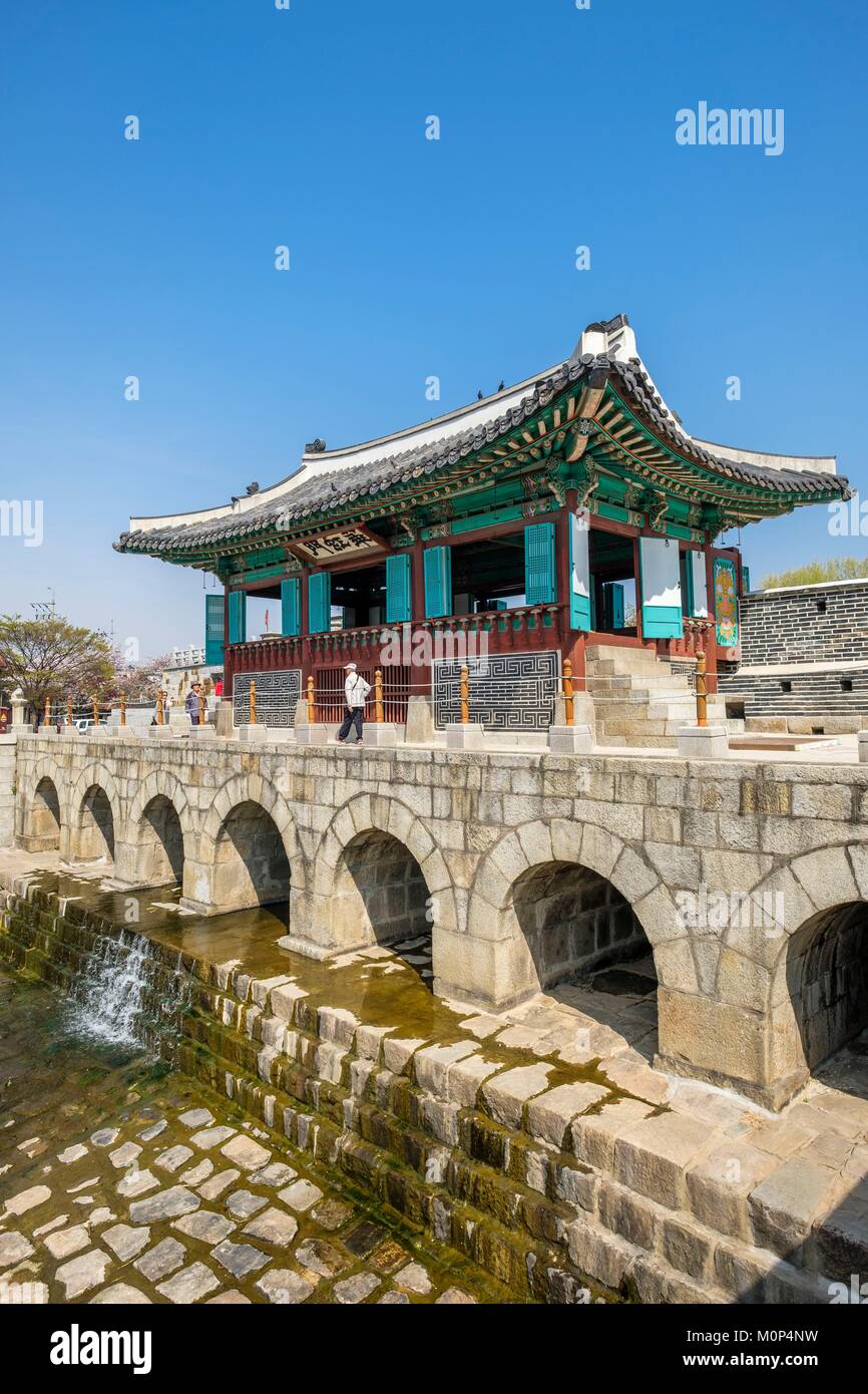 South Korea,Gyeonggi province,Suwon,Hwaseong fortress listed as World ...