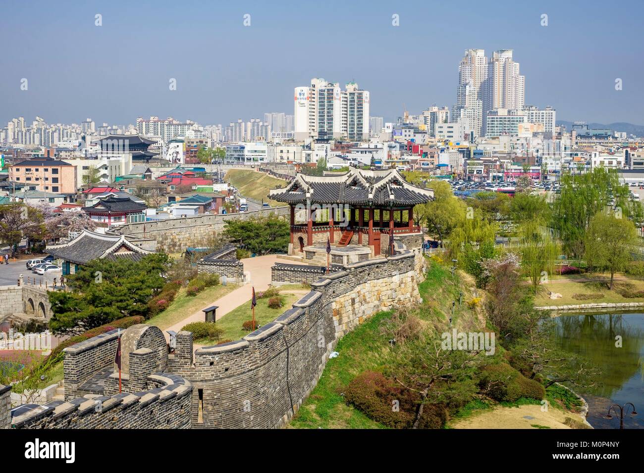 South Korea,Gyeonggi province,Suwon,Hwaseong fortress listed as World ...
