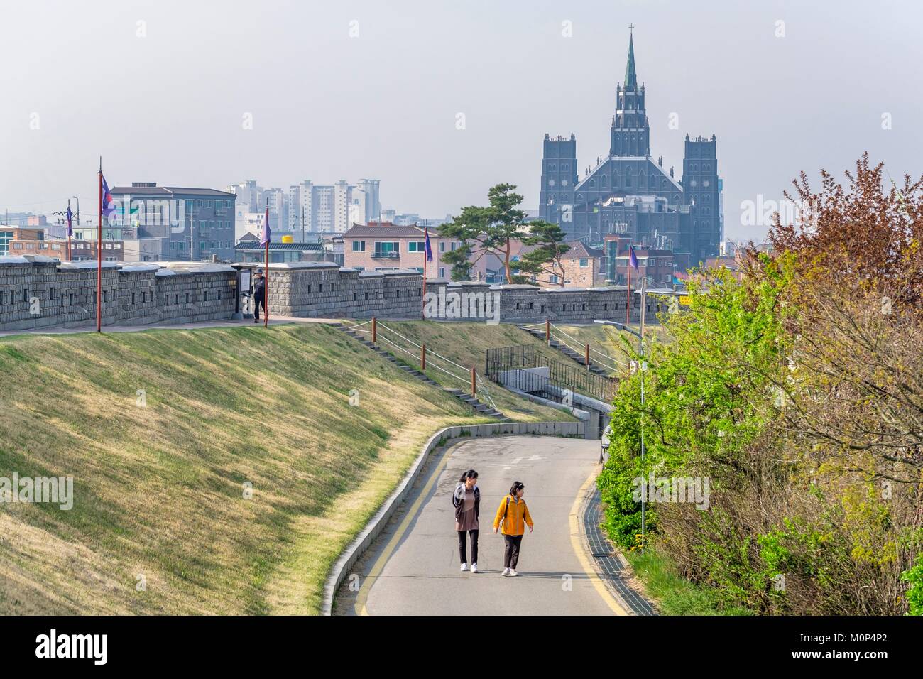 South Korea,Gyeonggi province,Suwon,Hwaseong fortress listed as World ...