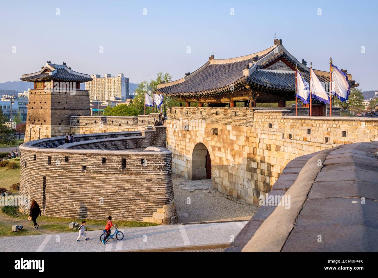 South Korea,Gyeonggi province,Suwon,Hwaseong fortress listed as World ...