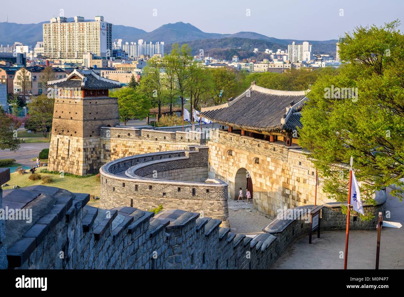 South Korea,Gyeonggi province,Suwon,Hwaseong fortress listed as World ...
